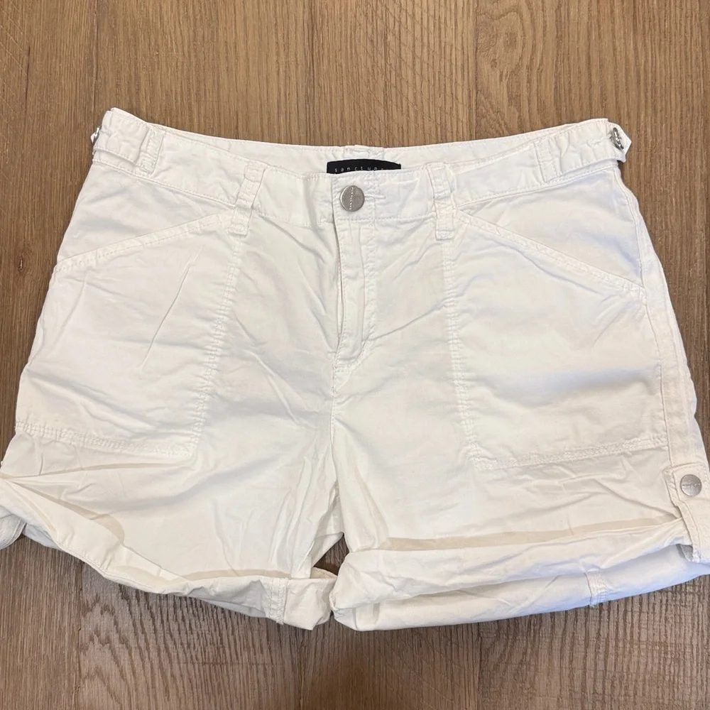 Sanctuary | Shorts | Sanctuary White Womens Cargo Shorts | Poshmark